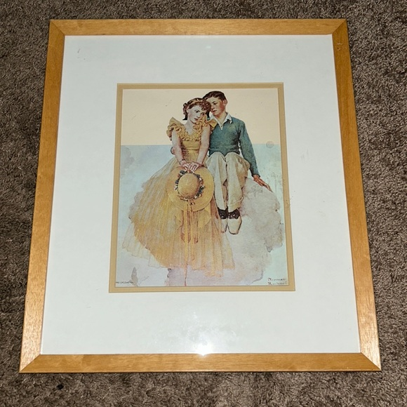 Norman Rockwell | Art | Vintage Norman Rockwell Young Love 983 Cpcdac ...